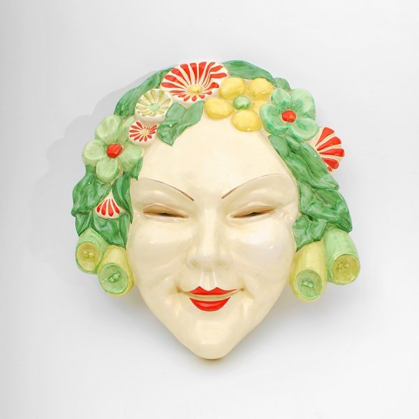 Large Clarice Cliff Mask Wall Hanging