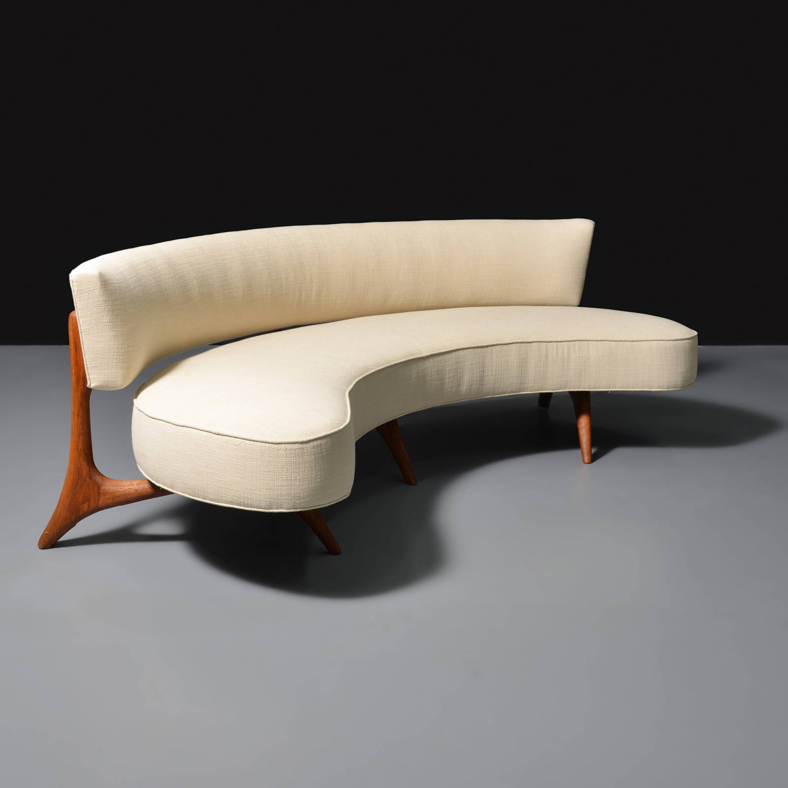 Vladimir Kagan Floating Seat And Back Sofa Auction