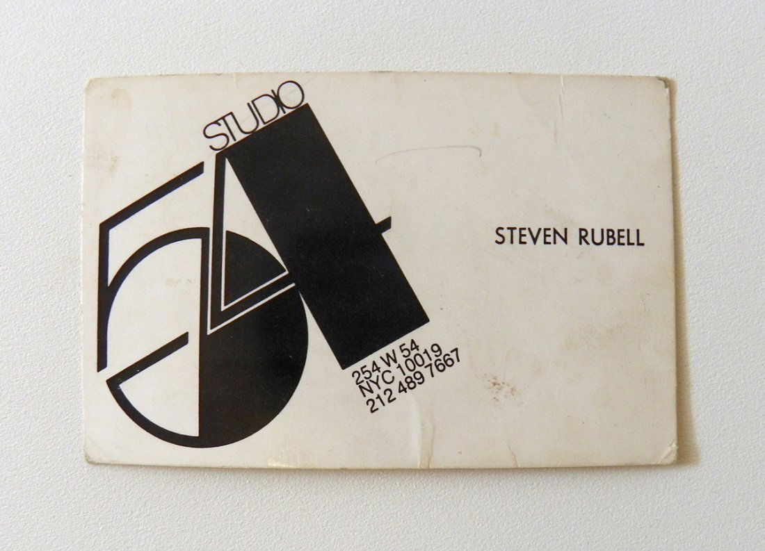 Studio 54 Invitation; Studio 54 Membership Card