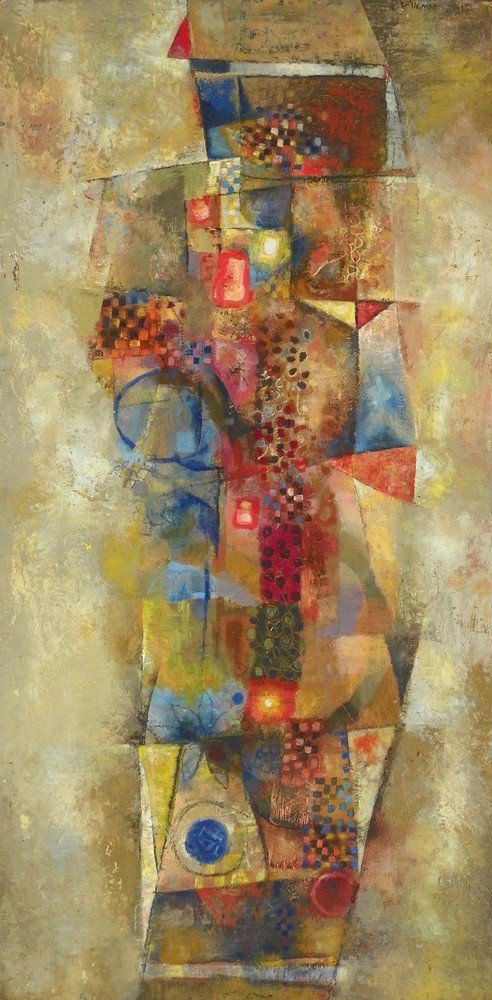 Large E.e. Ulman Abstract, Original Painting