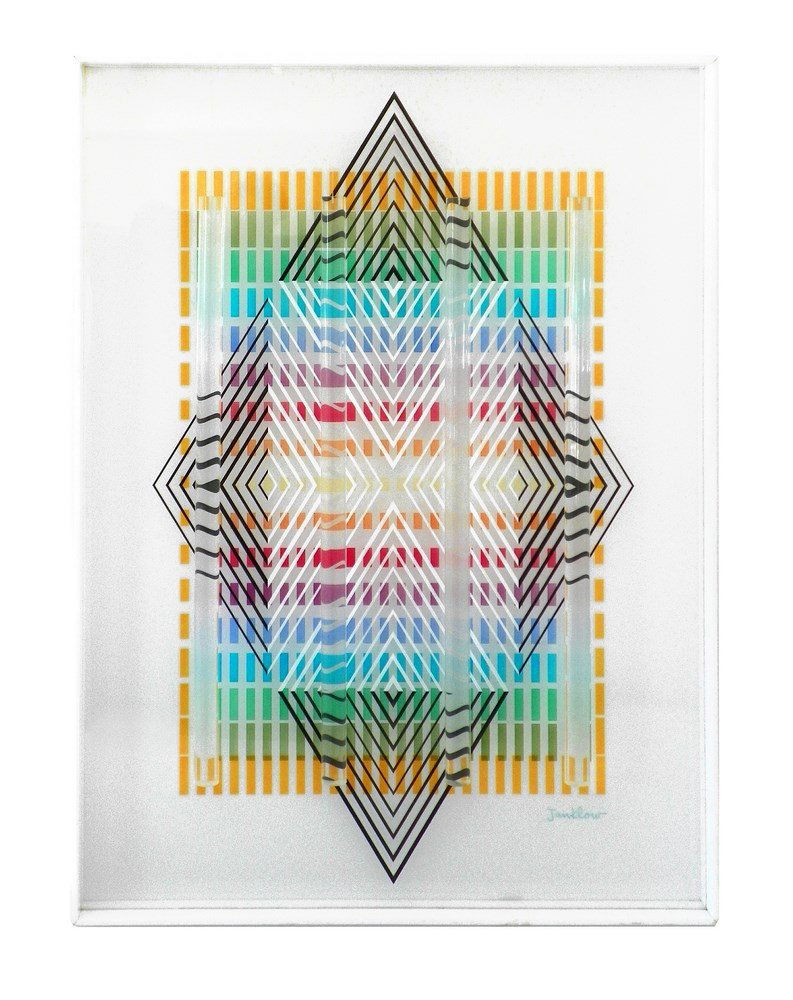 Large Leonard Janklow Kinetic Art, Original Work