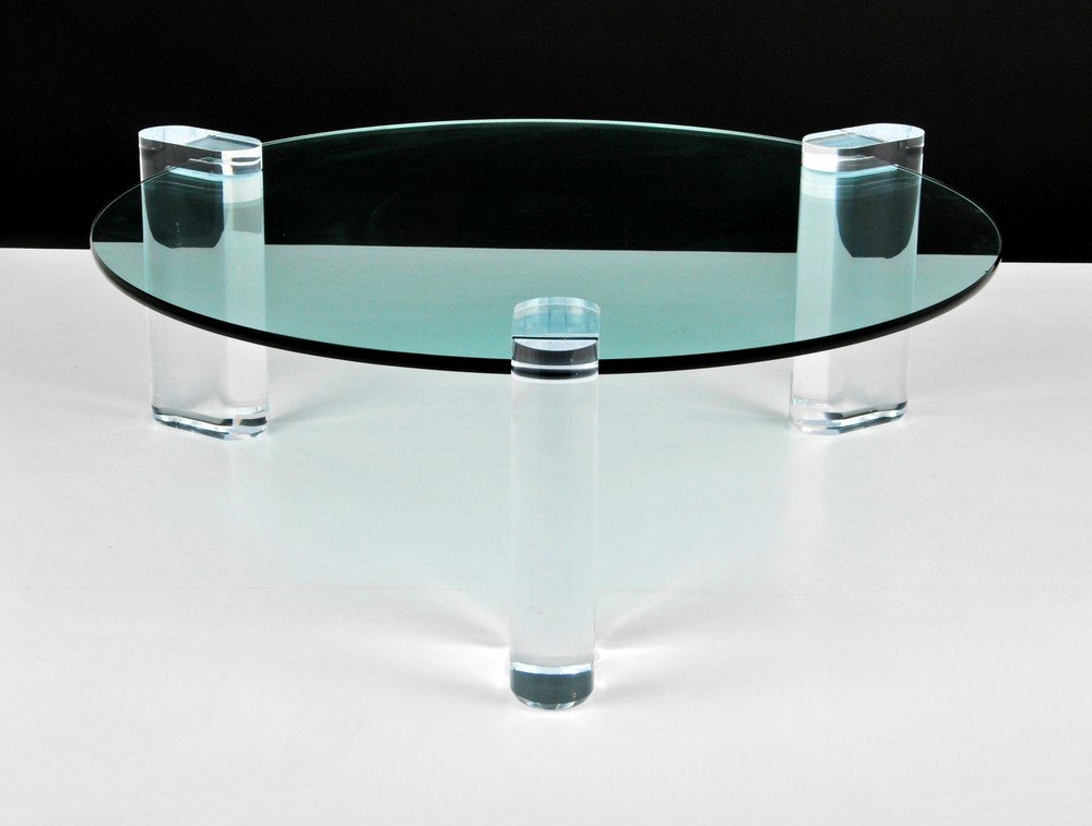 Karl Springer Lucite Cocktail Table