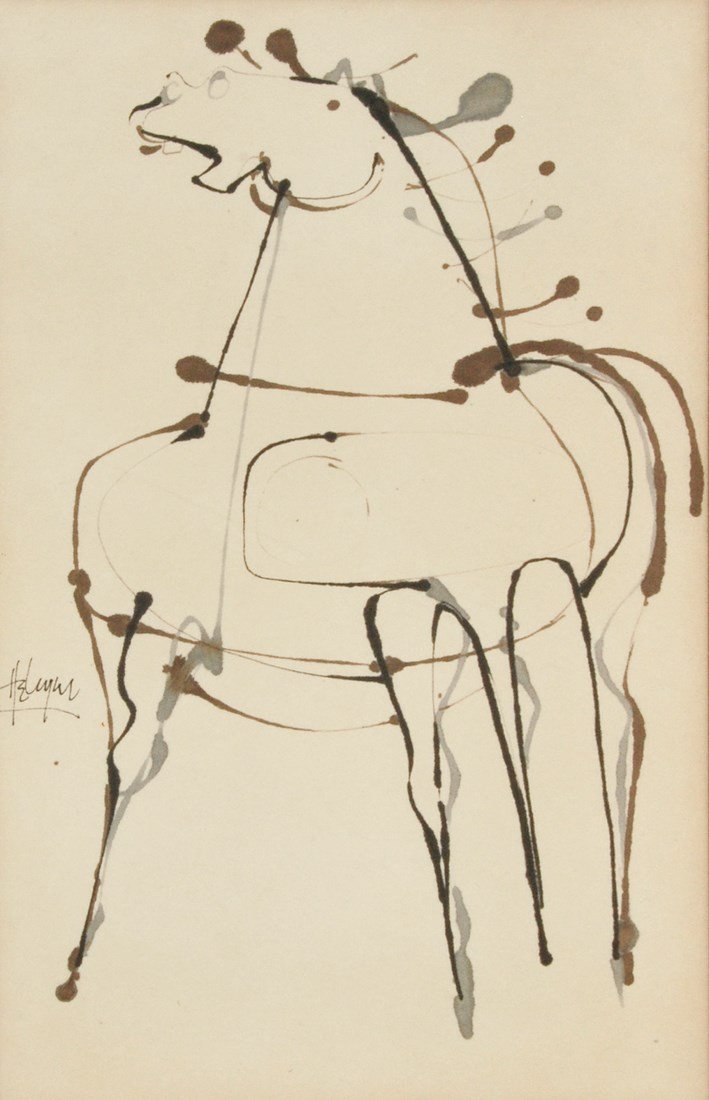 Robert Helmer Watercolor, Original Work