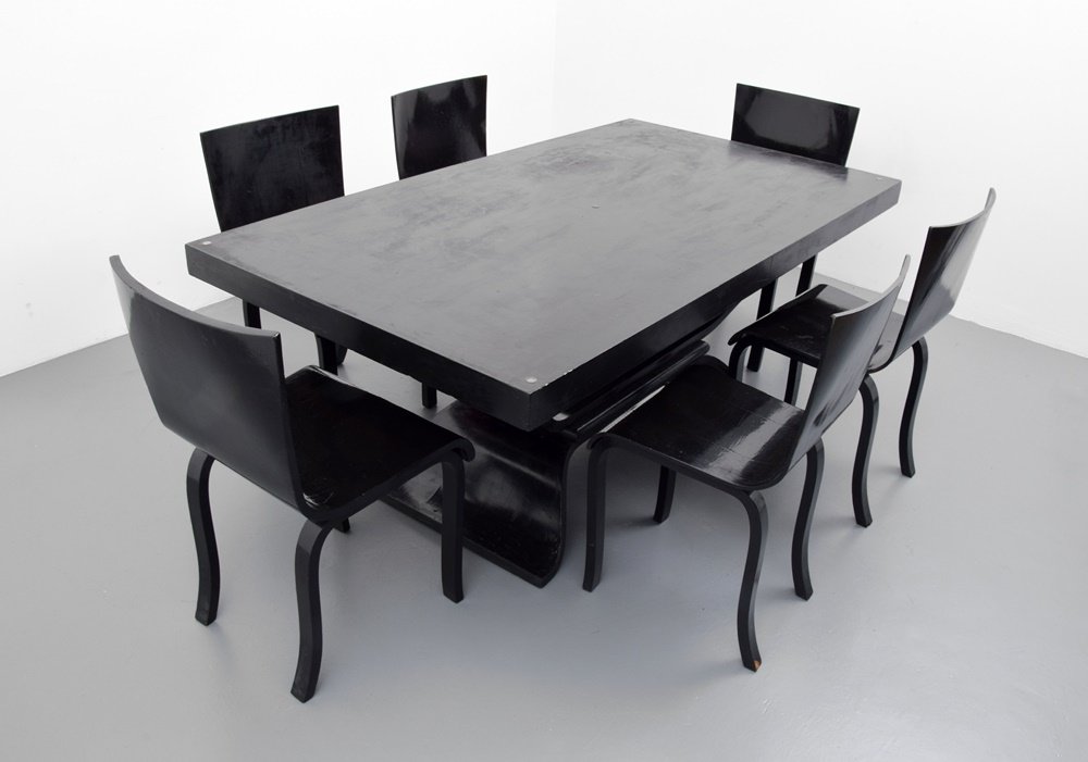 Gene Vidal Dining Table & 6 Chairs