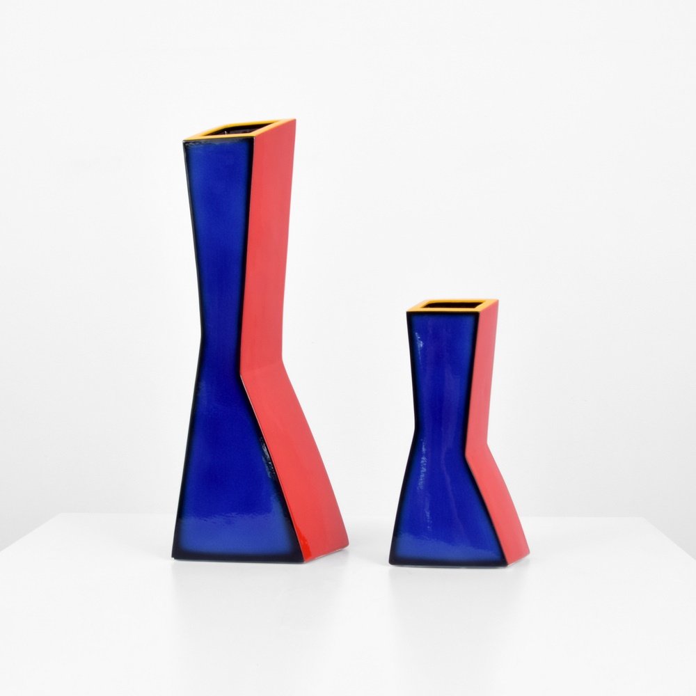 Fred Stodder Vases, Lot of 2