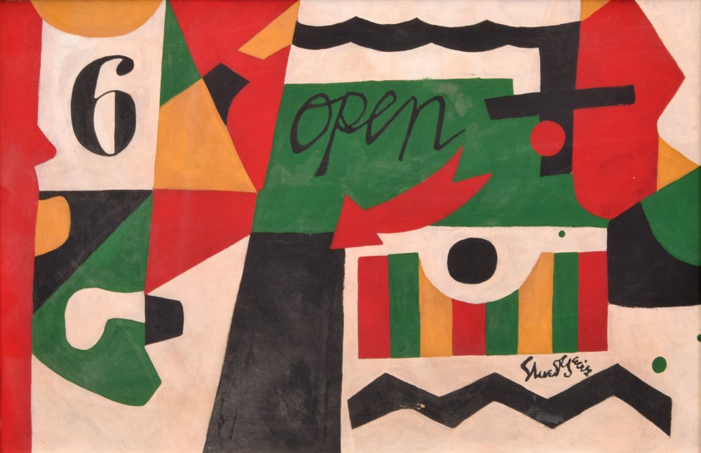 Stuart Davis Painting, Original Work