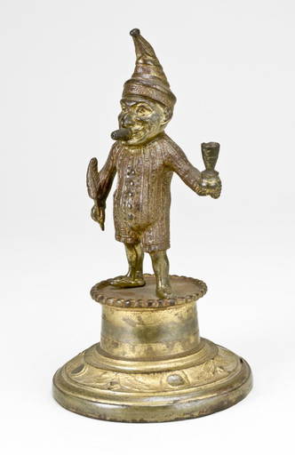 Vintage Brass Punch Statue