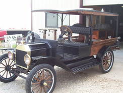 825: 1914 FORD MODEL T DEPOT HACK (BRASS) See Sold Price