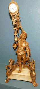 Free Swinging Repro Clock, Crosa.