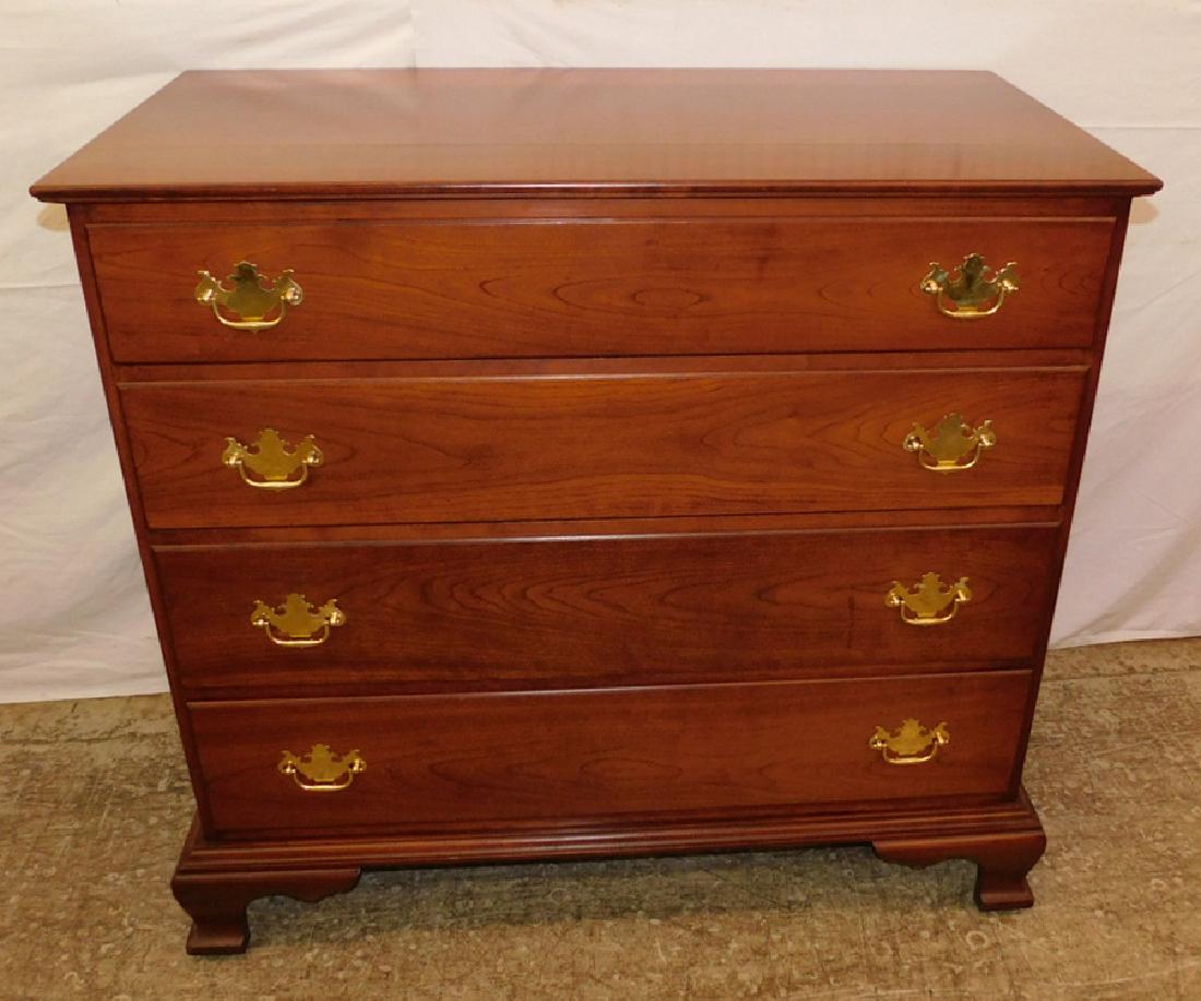 Stickley 4 drawer cherry chest.