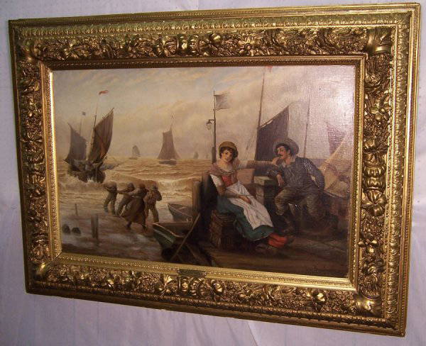Oil on board, signed ENR. Boussier - May 31, 2010 | Langston Auction ...