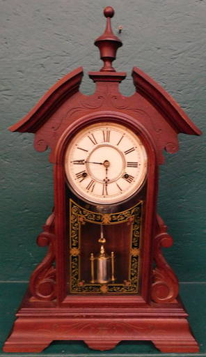 Walnut Victorian Shelf Clock