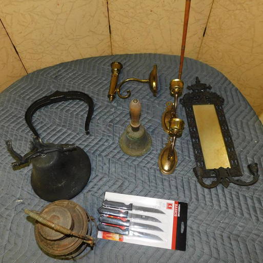 Lot Cast Iron & Misc. Metalware