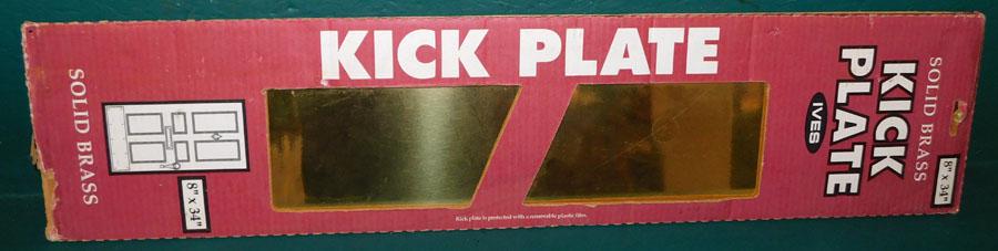 Solid Brass Kick Plate