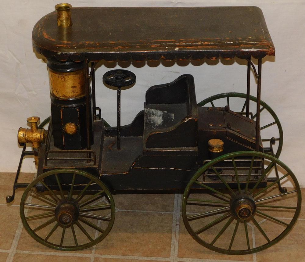 Painted Wood & Metal Steam Engine - Sep 28, 2022 | Langston Auction ...