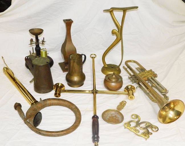 Lot Antique Brass Items - Dec 14, 2022 | Langston Auction Gallery in NC