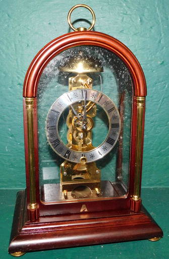Mahogany & Brass Franz Hermle Skeleton Clock - Dec 14, 2022 | Langston ...