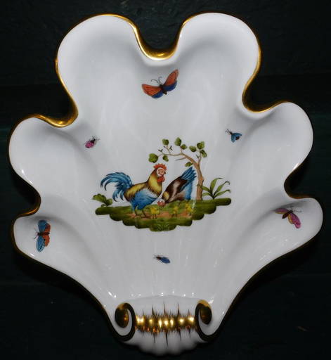 Herend Shell Form Dish (#0098) on Jan 02, 2023 | Langston Auction ...