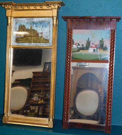 Two Antique Federal Mirrors ( As Is) (#0134) on Jan 02, 2023 | Langston ...