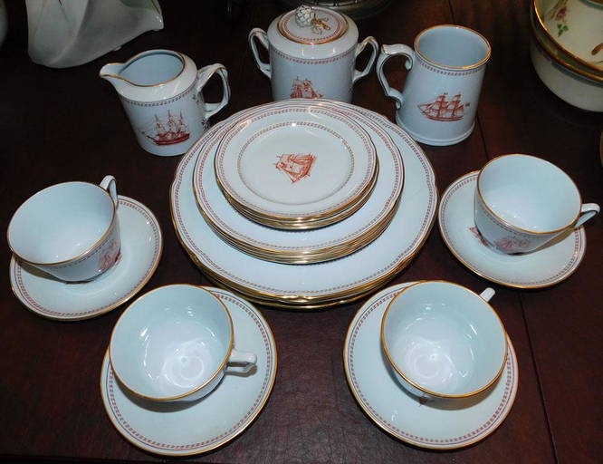 23 Pieces of Copeland Spode, (Trade Winds Pattern) (#0398) on Jan 02 ...