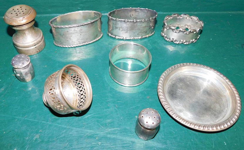 9 Pc Sterling Items - ( 5.5 Troy Ounces) (#0877) on Jan 02, 2023 ...