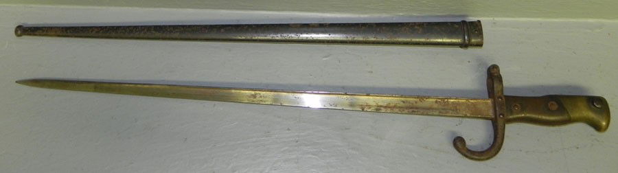 463: 1879 French bayonet w/ triangular shaped blade. - Mar 25, 2012 ...