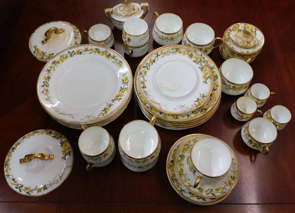 Antique English Porcelain Dinner Set Auction