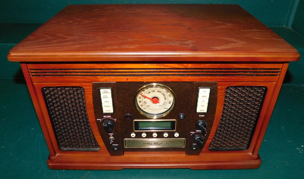 Antique Style Radio With Record Player Auction