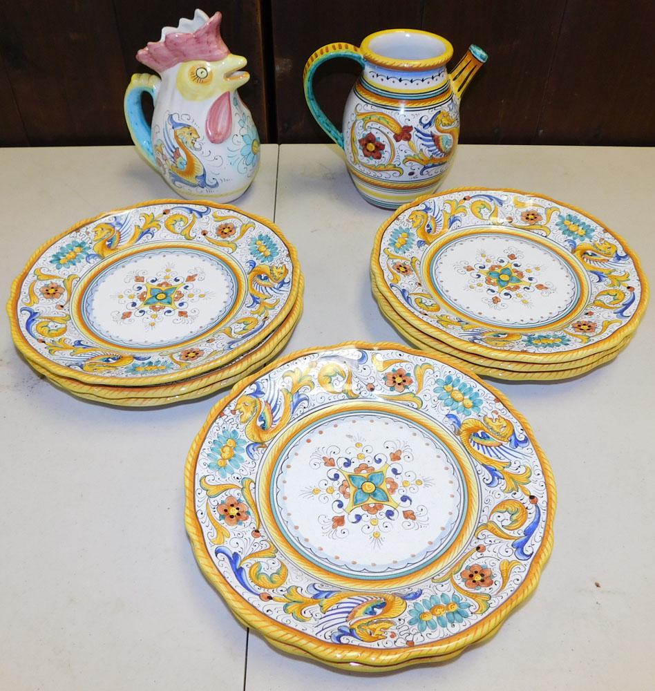 Lot Hand Painted Items Auction