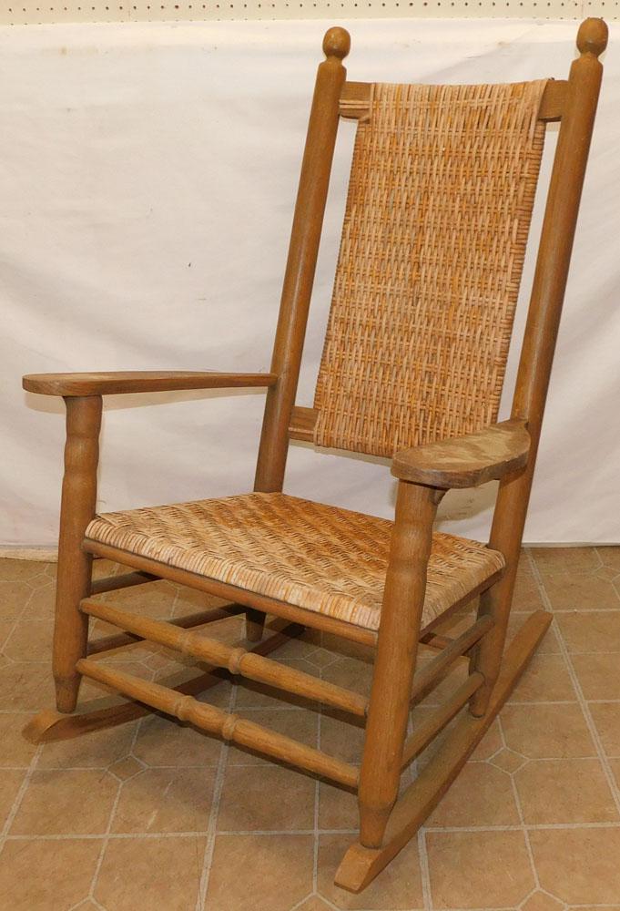 Antique Oak Rocker Auction