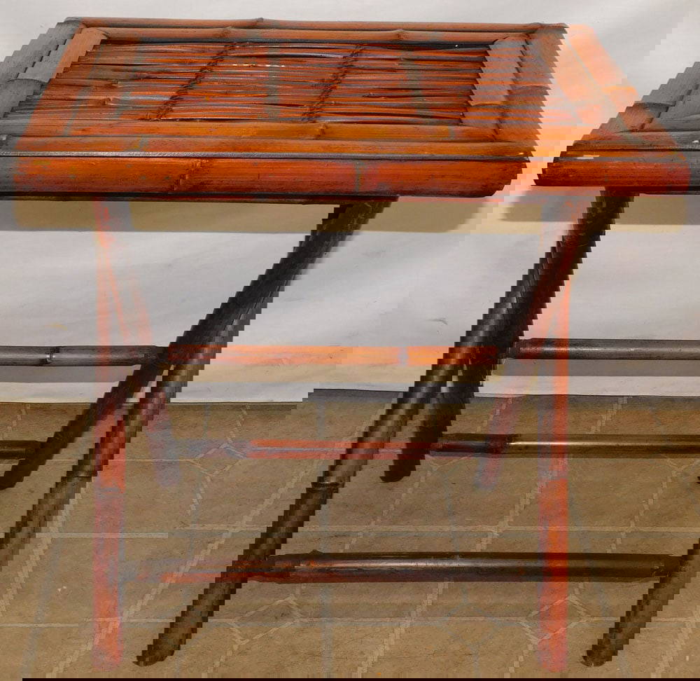 Folding Bamboo Table Auction