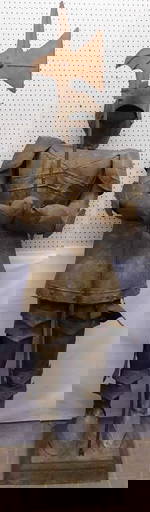 Antique 3 Part Tin Suit Of Armor