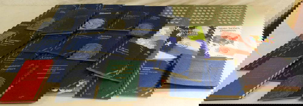 Lot Of Coin Display Books Or Albums Auction