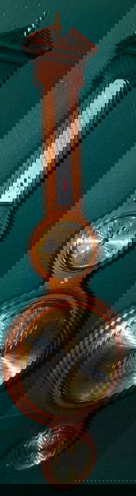 Mahogany Barometer By Howard Miller Auction