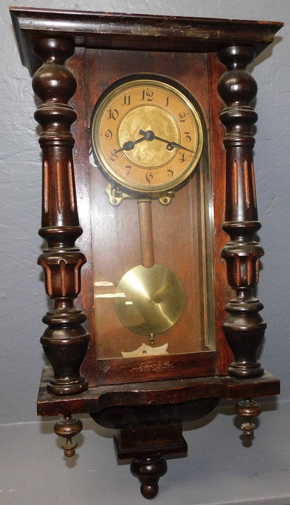 Antique Walnut Wall Clock Auction