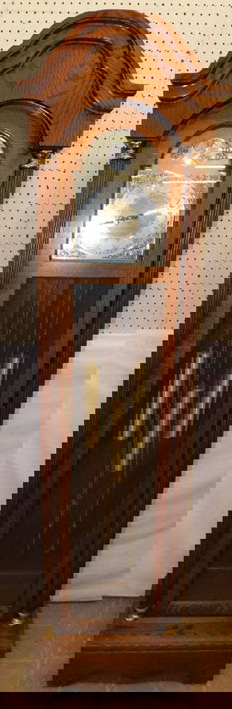 Ridgeway Oak Grandfather Clock Auction