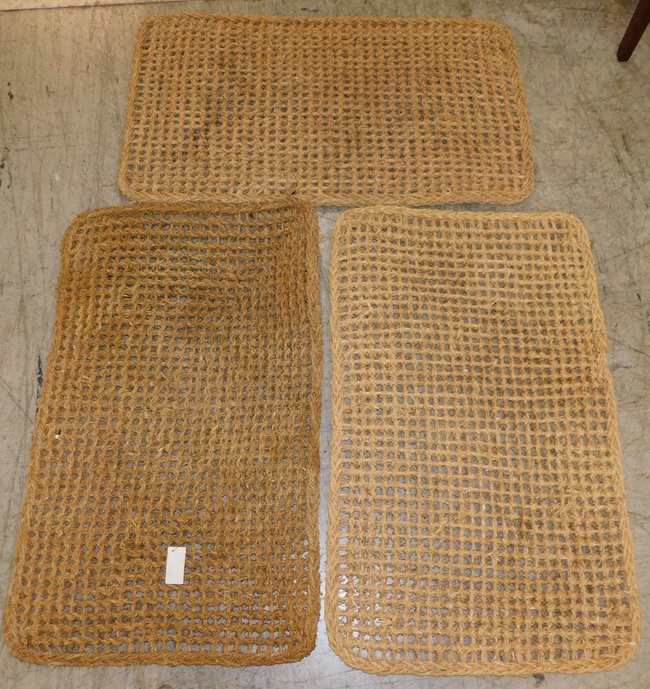 3 Straw Door Mats