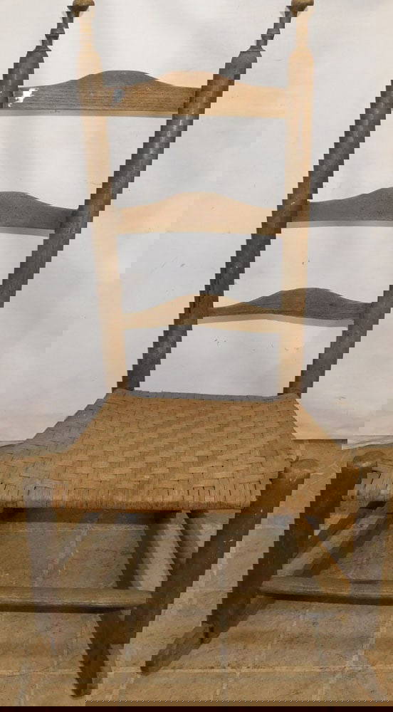 Antique Ladder Back Rocker Auction