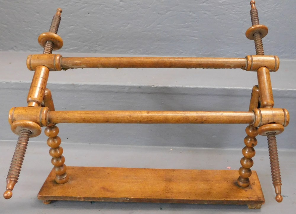 Victorian Tapestry Frame Stand Auction