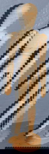 Wood Poseable Artist's Human Model