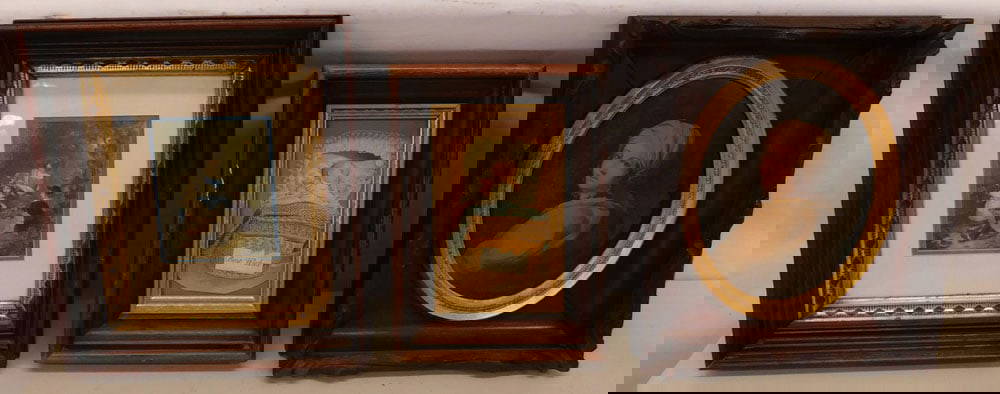 Three Victorian Shadow Box Frames Auction