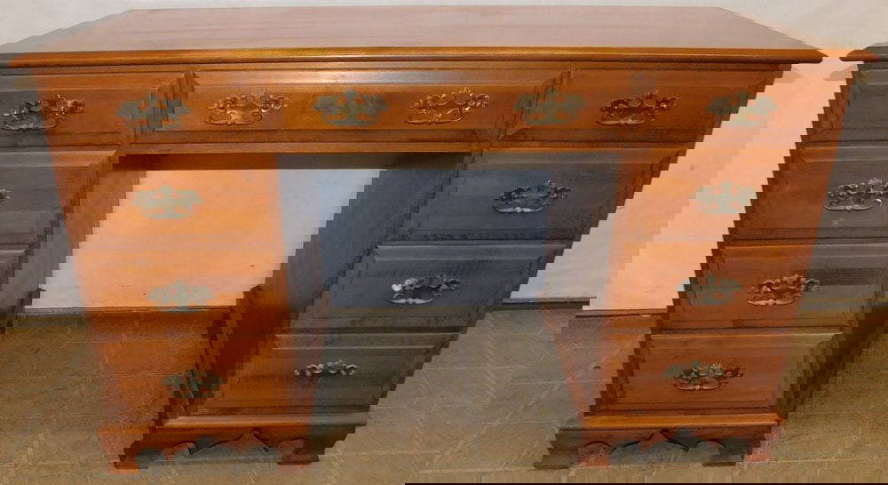 Solid Maple Desk By Moosehead Auction