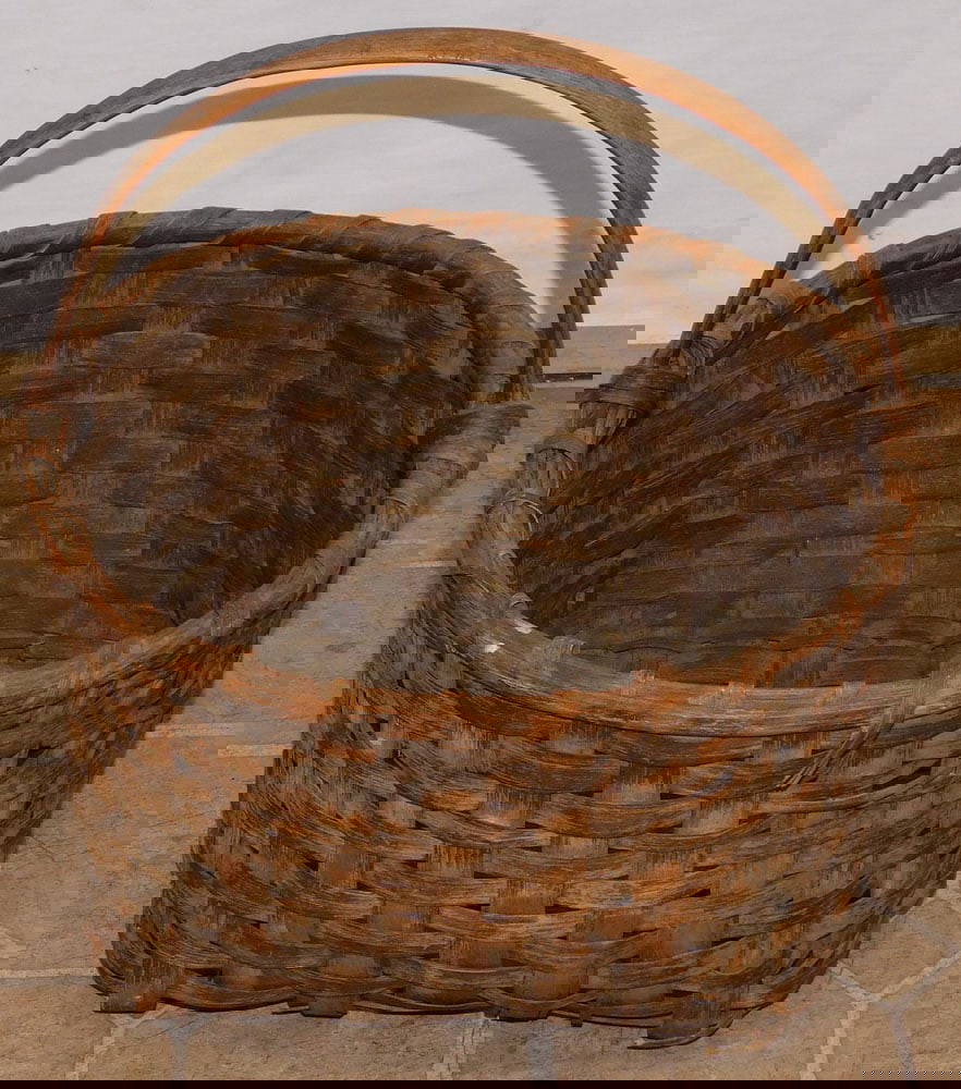 Antique Split Oak Basket Auction