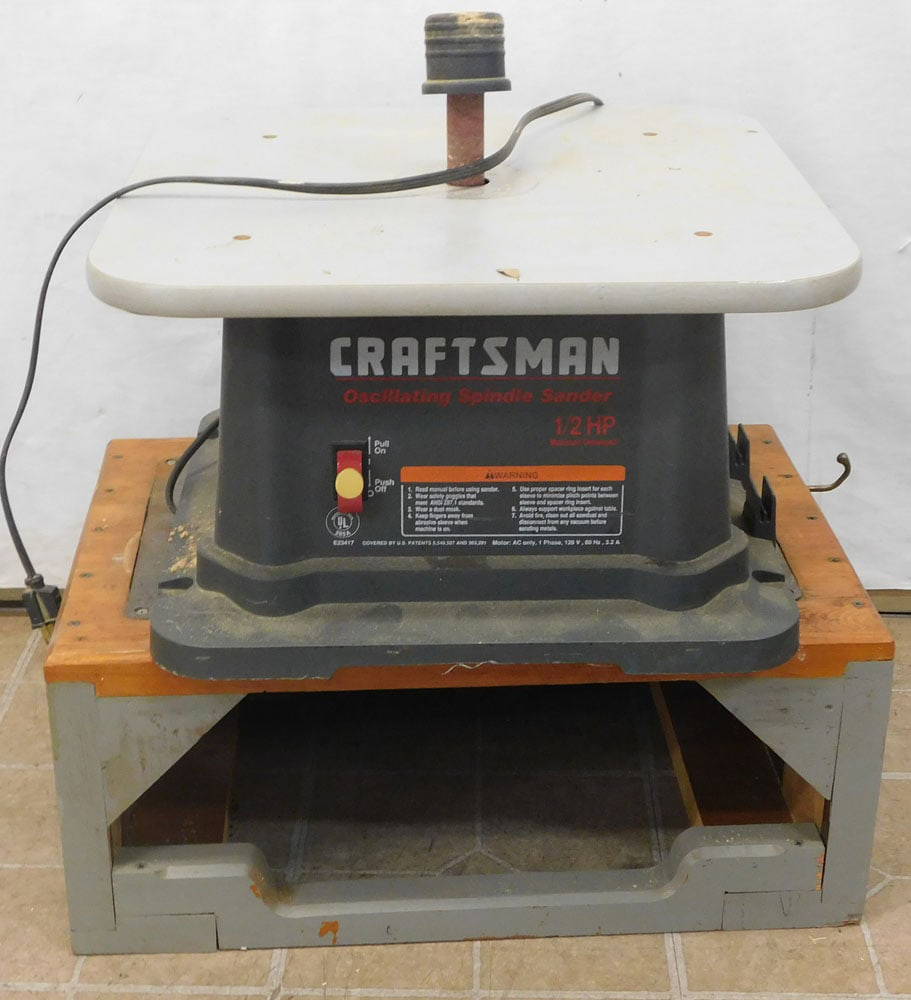 Craftsman Oscillating Spindle Sander With Stand Auction