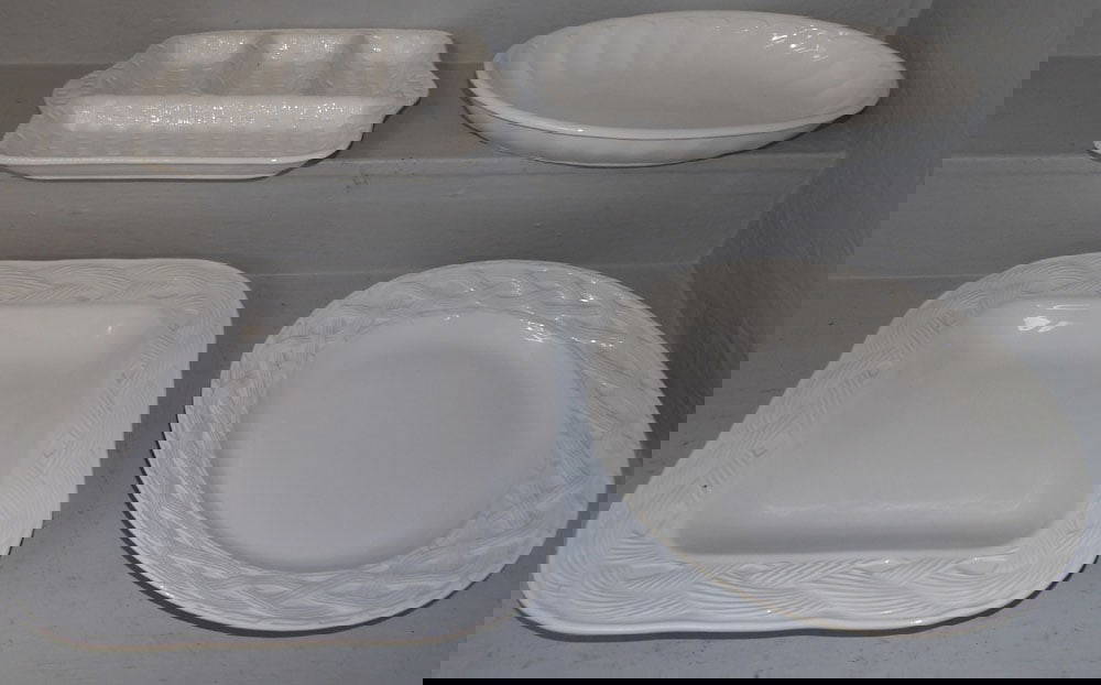 Lot Of Porcelain Trays Auction