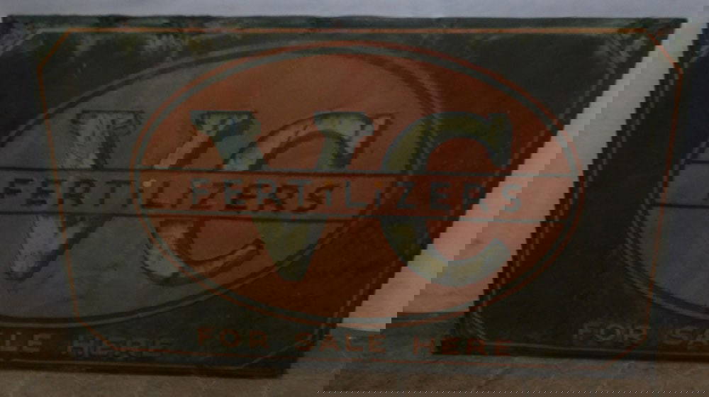 Antique Painted Metal Vc Fertilizers Sign - Feb 17, 2025 | Langston ...