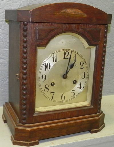 German shelf clock. 12" tall. - Feb 18, 2013 | Langston Auction Gallery ...