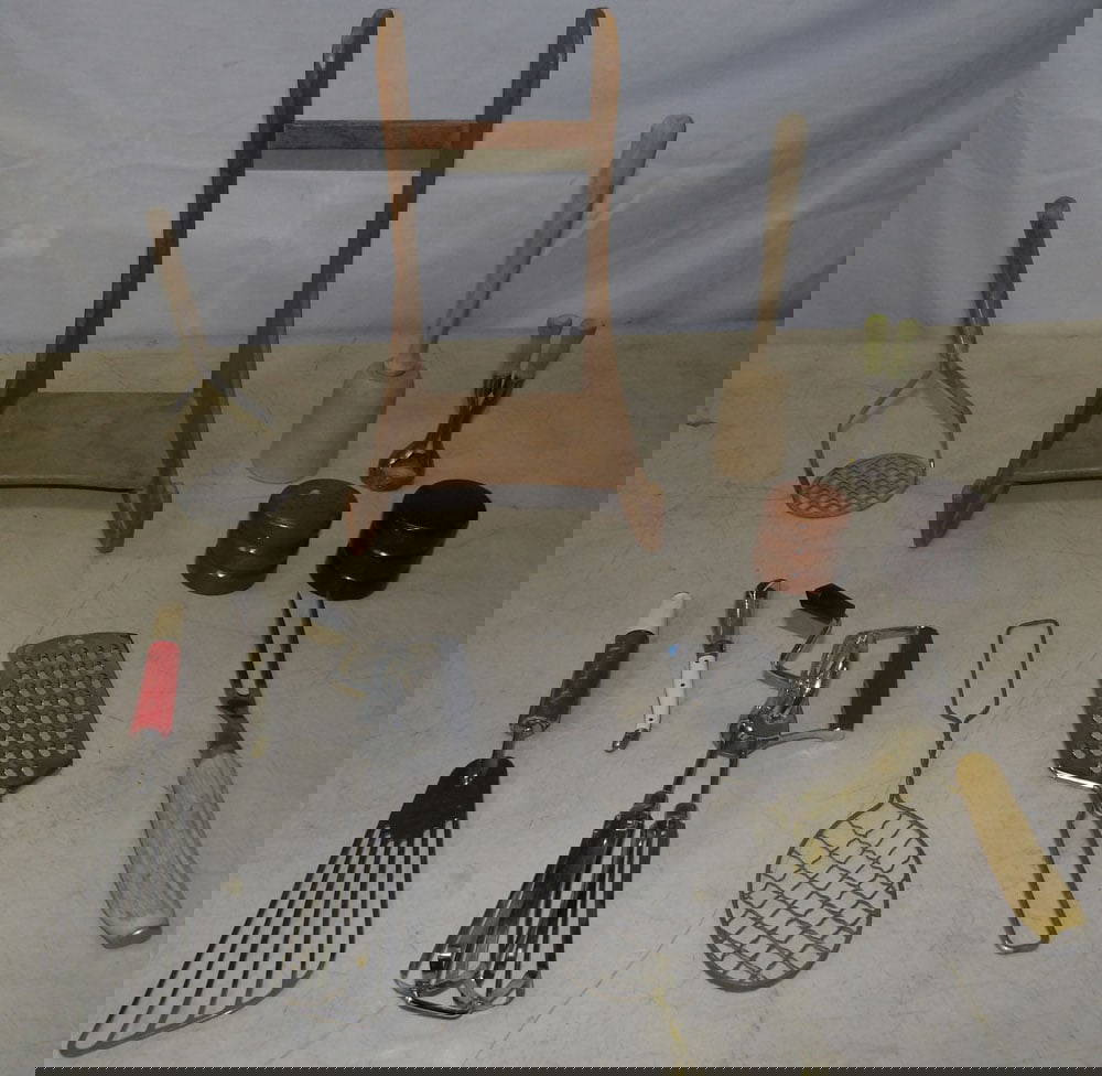 Lot Of Country Kitchen Utensils Auction