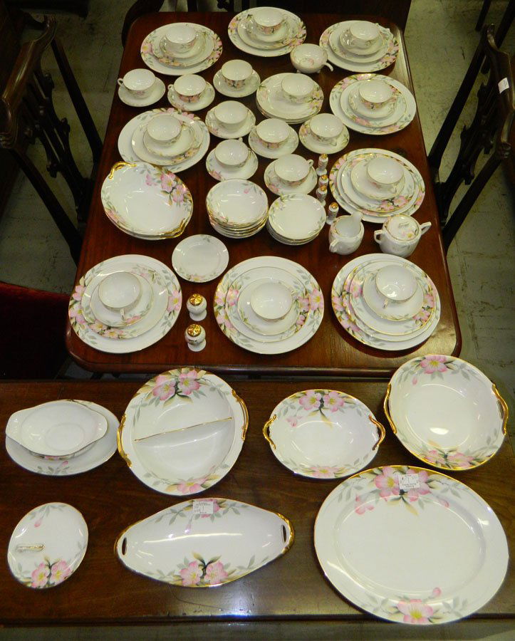 (88) pieces of Noritake china, "Azalea" pattern.