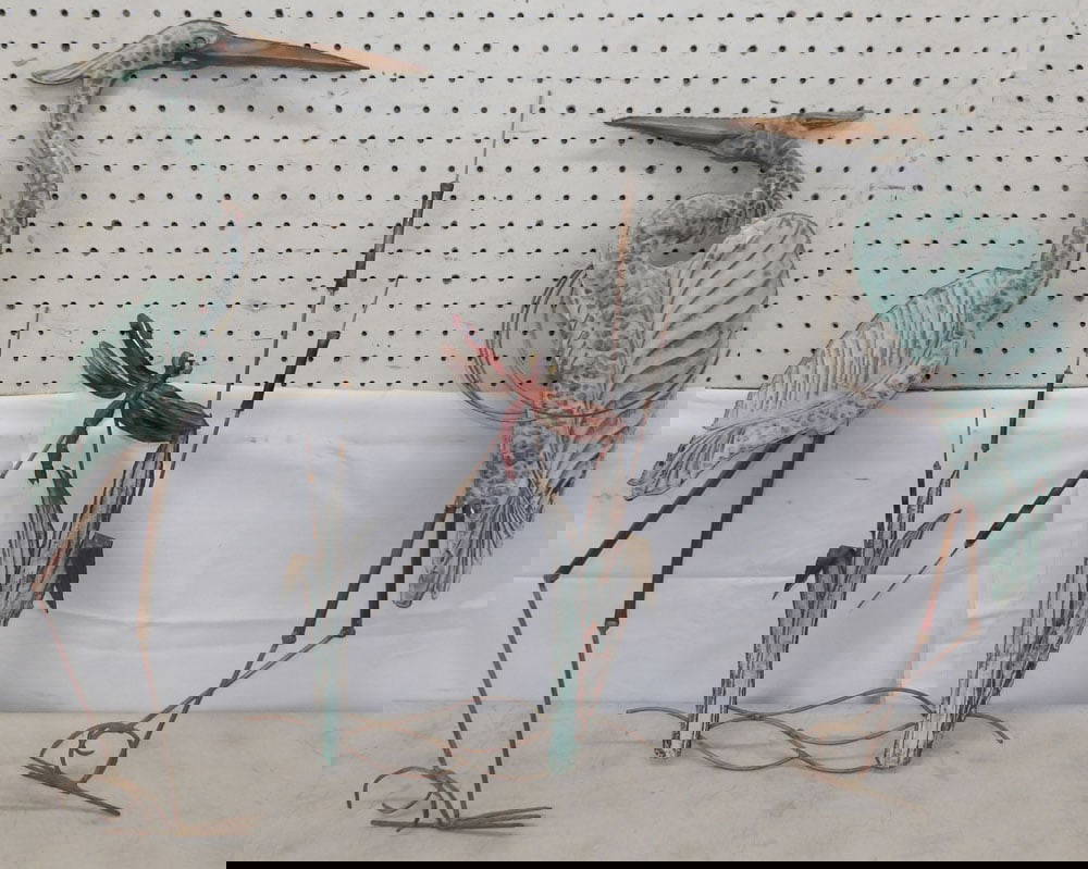 Three Copper Wall Hangings Artist Signed Bertocchi, (one Dragonfly ...